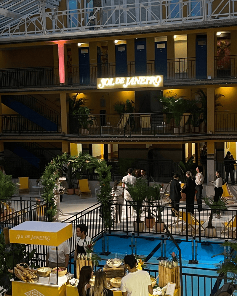 La soirée de lancement Sol de Janeiro en France, à Paris